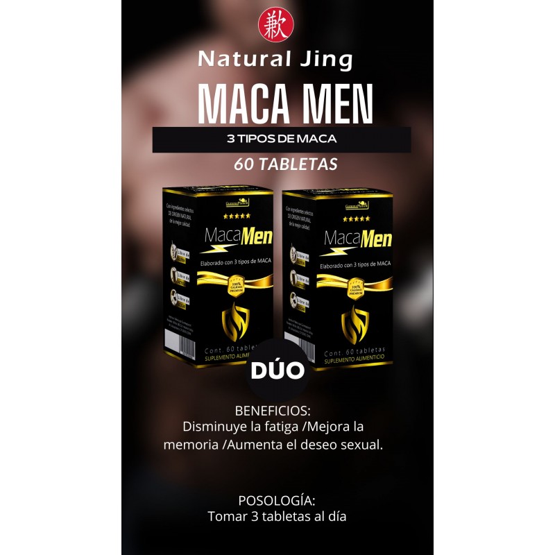 MACA MEN C/60 TABLETAS DE GUMMA PLANETT
