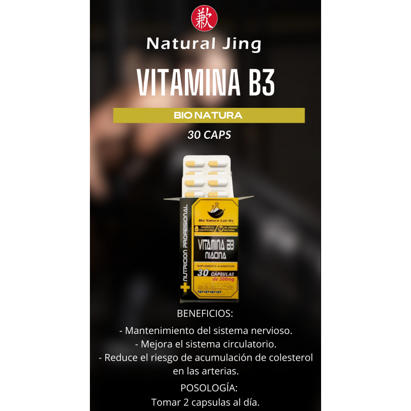 VITAMINA B3 CAPSULAS BIO NATURA