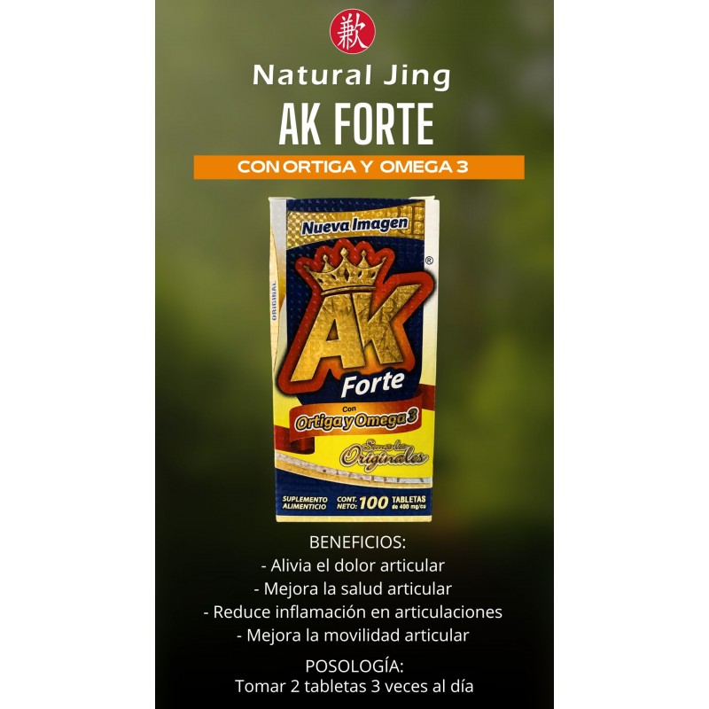 OMEGA 3 CON AJO AK FORTE CON 100 TABLETAS